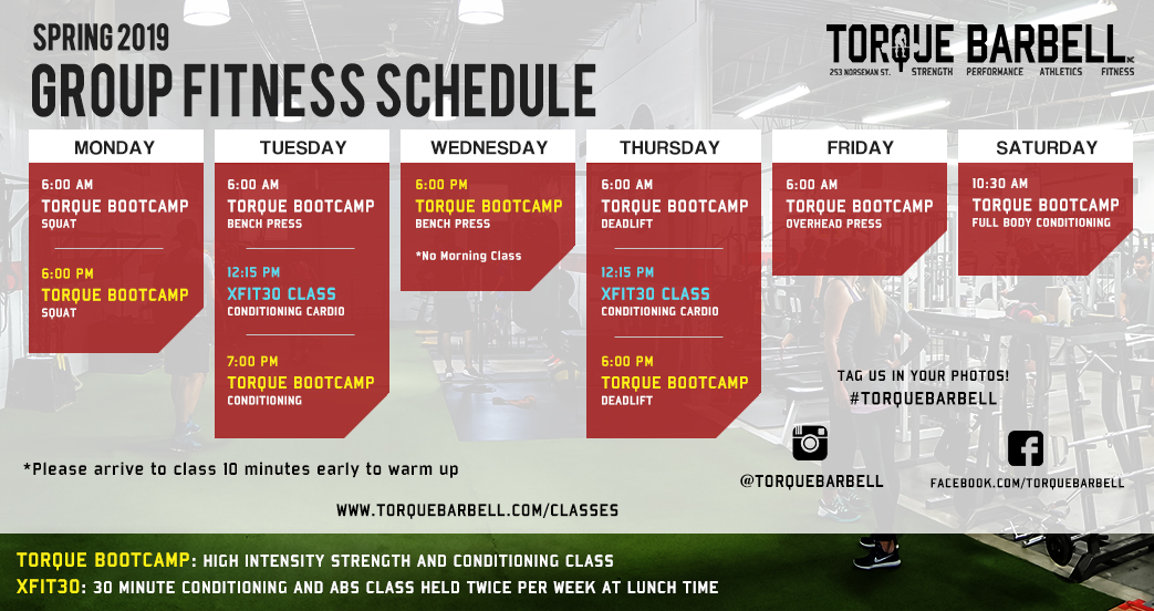 Bootcamp Classes – TORQUE BARBELL
